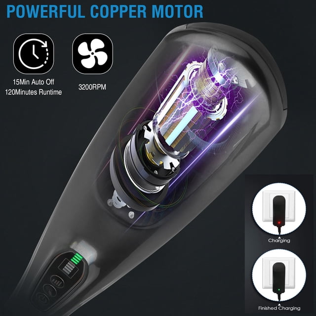 Handheld Back Body Massager, TeqHome Electric Percussion Muscle ...