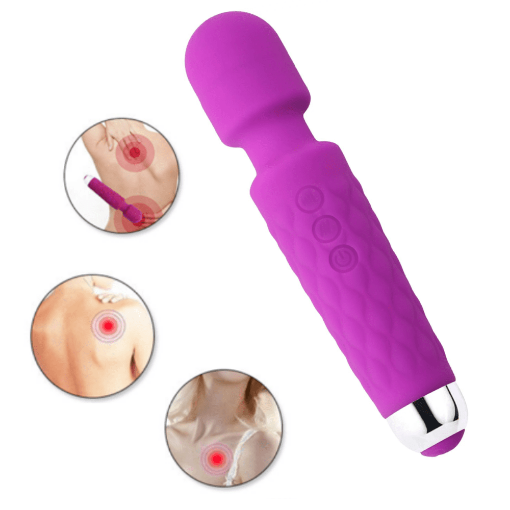 Handheld Back Massager Rechargeable Mini Vibrator Deep Tissue Massage Used For Shoulder Waist