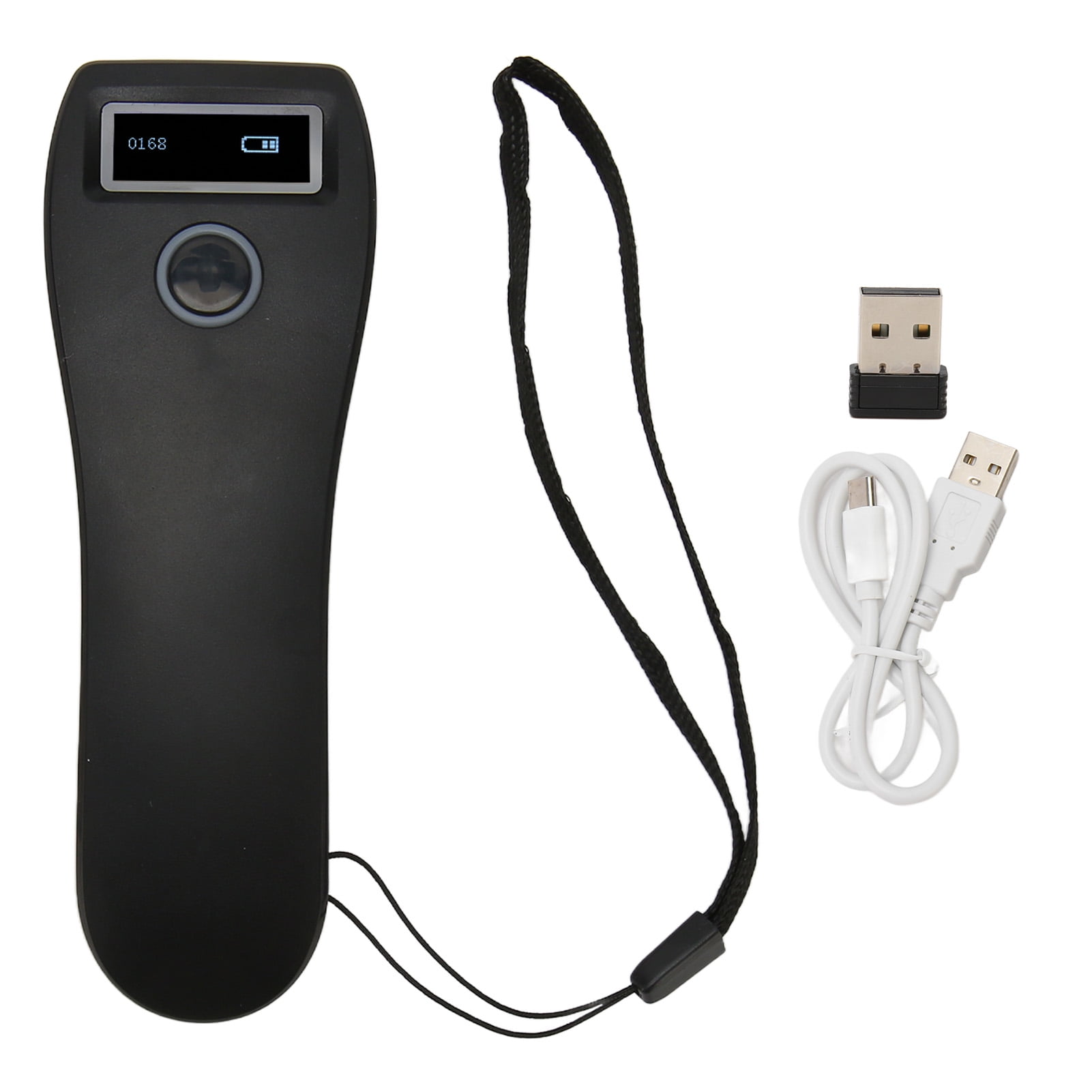 Handheld Barcode Scanner 2.4G Or BT Voice Prompt 120FPS 900K Memory ...