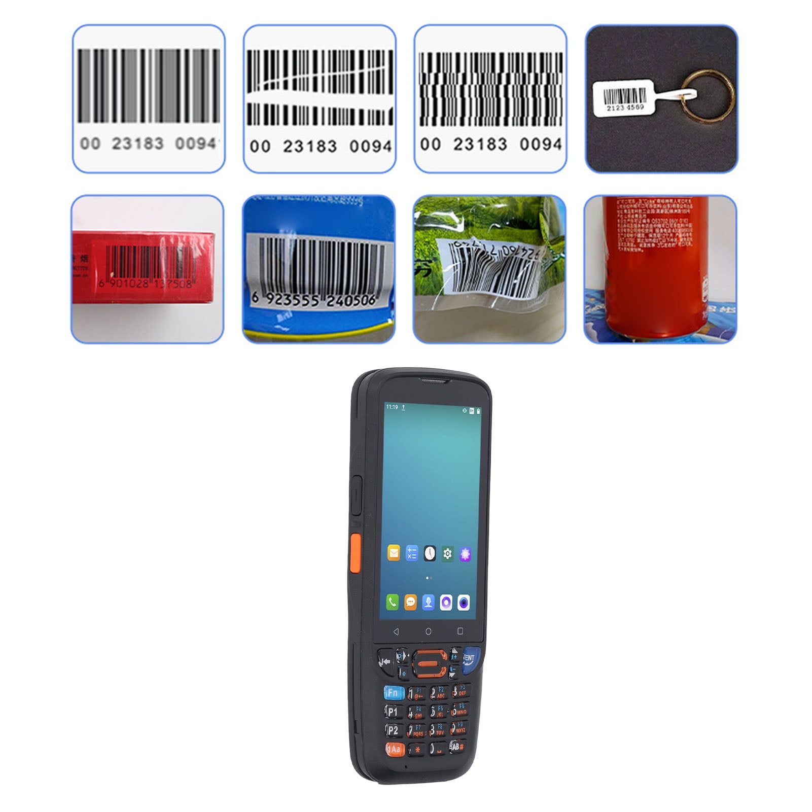 Handheld Barcode Scanner, Drop Resistant Portable Accurate Scanning ...