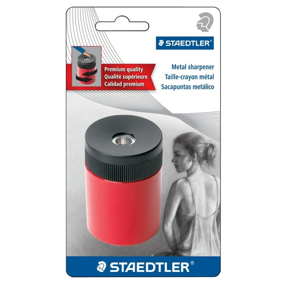 Staedtler Sharpener Tub Round Asst Clr BK - Walmart.com