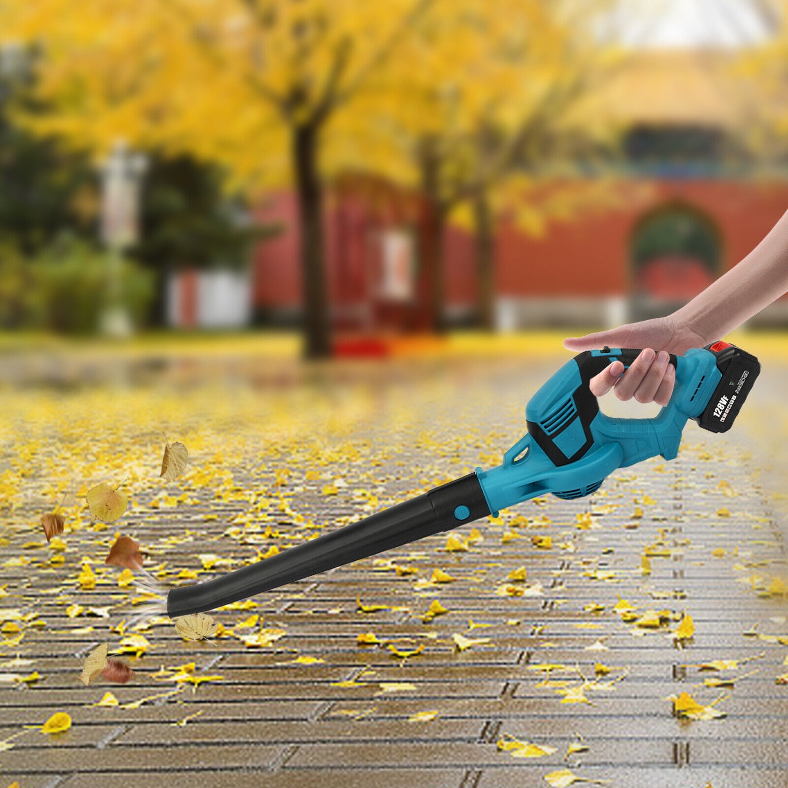 Handheld Battery-Operated Snow Blower for Blowing Leaves Electric Leaf ...