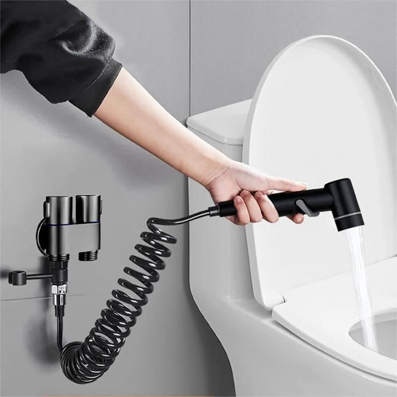 Handheld Bidet Sprayer with Double Outlet Valve, Bidet Attachment for ...