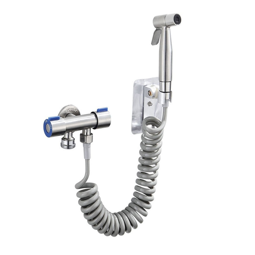 Handheld Bidet Sprayer Set for Toilet Stainless Steel Hand Bidet Faucet ...
