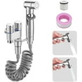Handheld Bidet Sprayer for Toilet, 1-In-2-Out Dual Control Valve Bidet ...