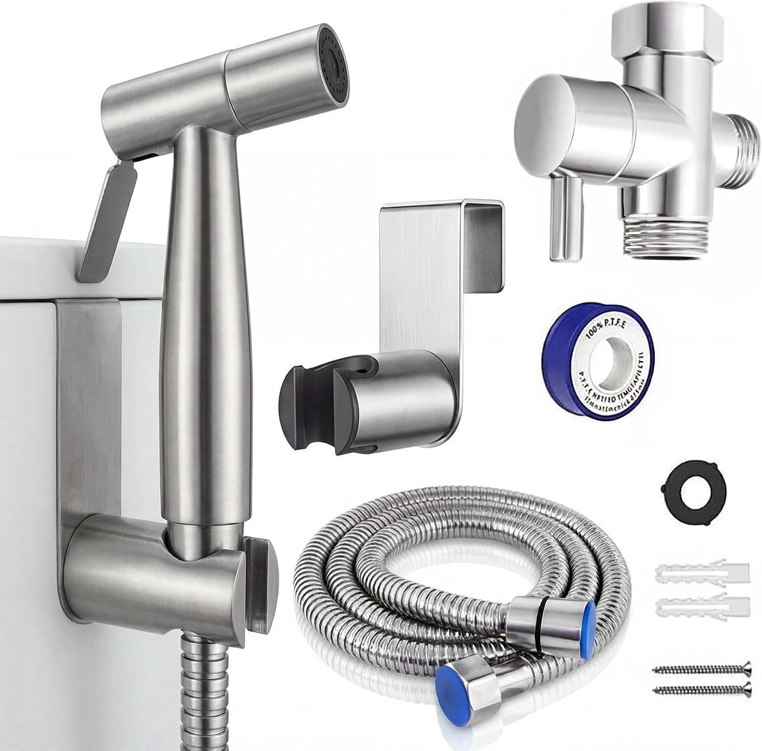 Handheld Bidet Sprayer for Toilet, 7/8" Stainless Steel Bathroom Bidet ...