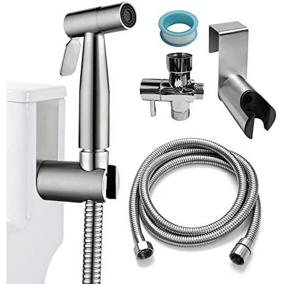Handheld Bidet Sprayer for Toilet Adjustable Water Pressure Control ...