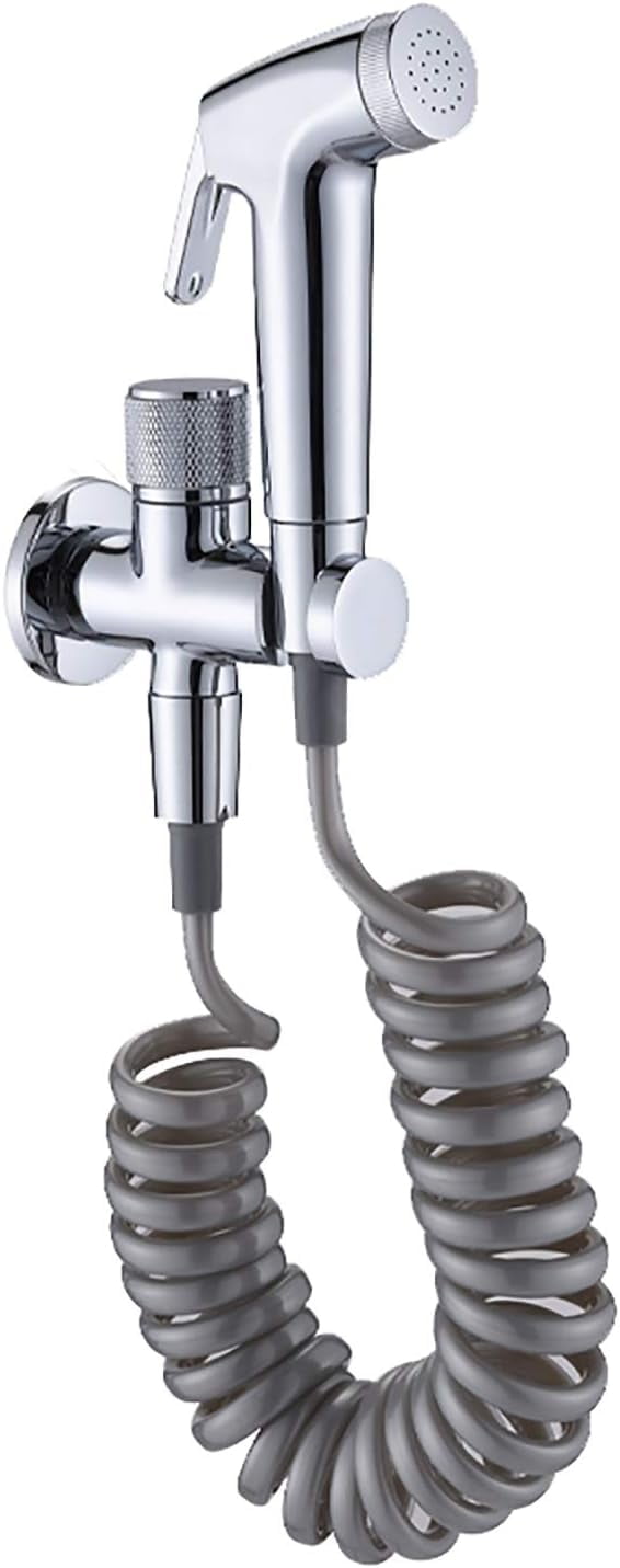 Handheld Bidet Sprayer for Toilet, Brass Portable Cloth Diaper Sprayer ...