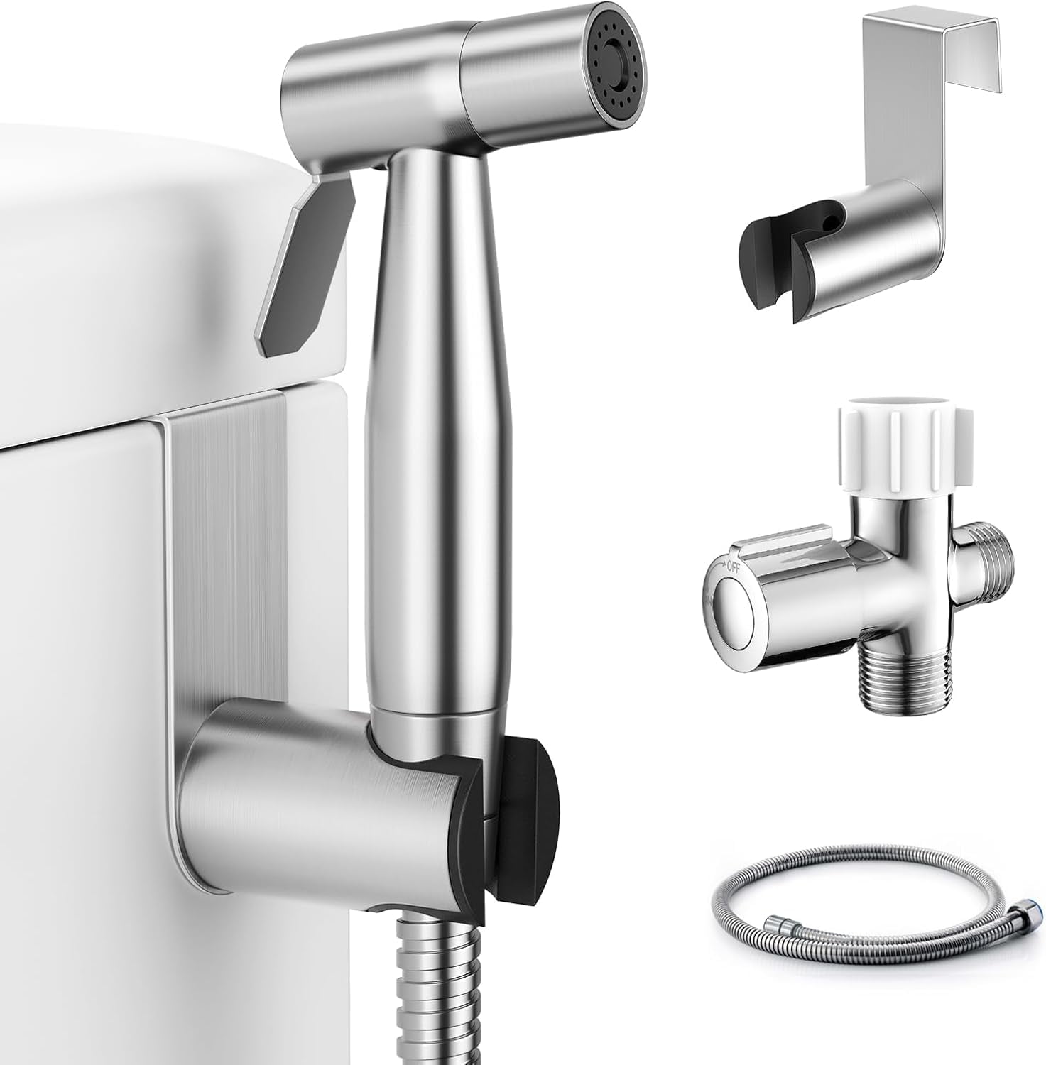 Handheld Bidet Sprayer for Toilet, Muslim Shower Water Jet Spray for ...