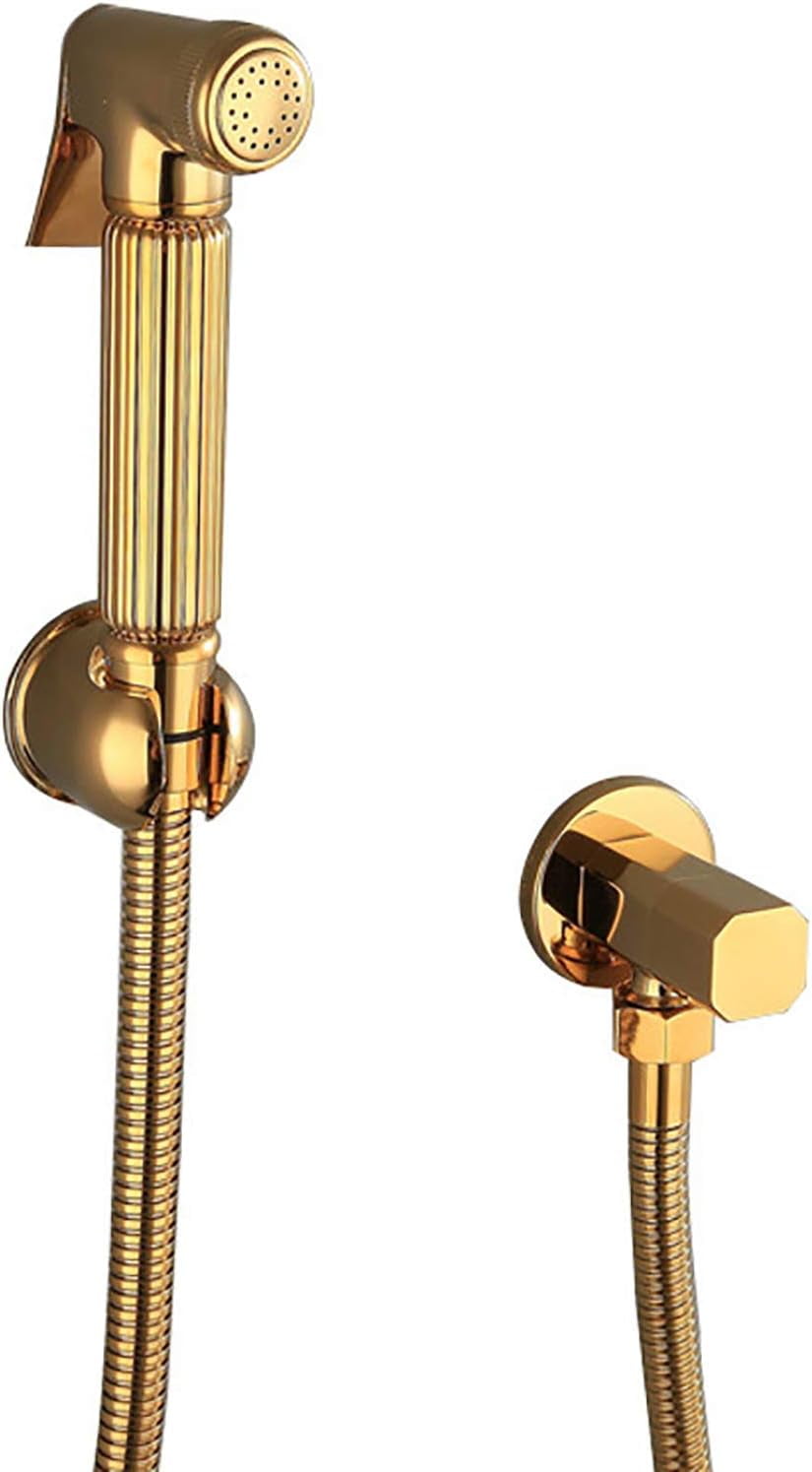 Handheld Bidet Sprayer for Toilet, Titanium Gold Wall Mounted Toilet ...