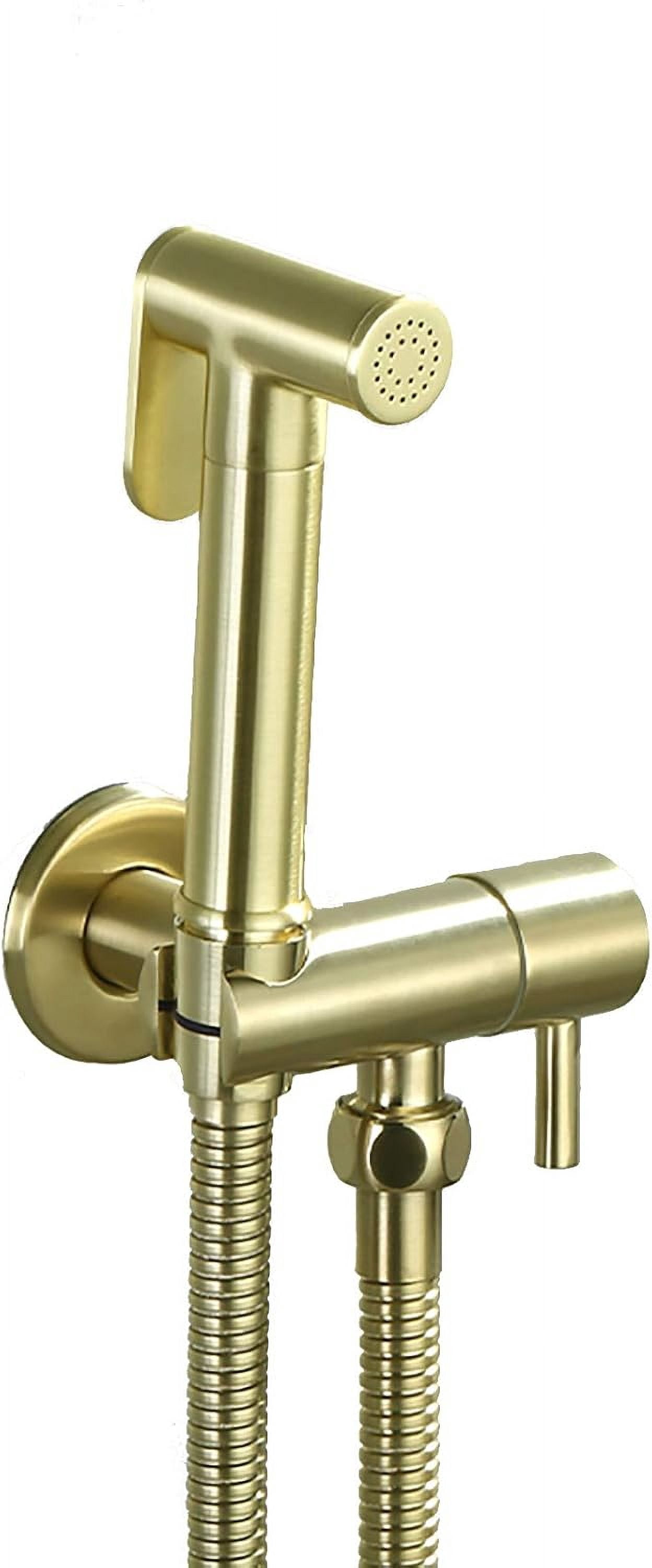 Handheld Bidet Sprayer for Toilet, Wall Mounted Brass Bathroom Cloth ...