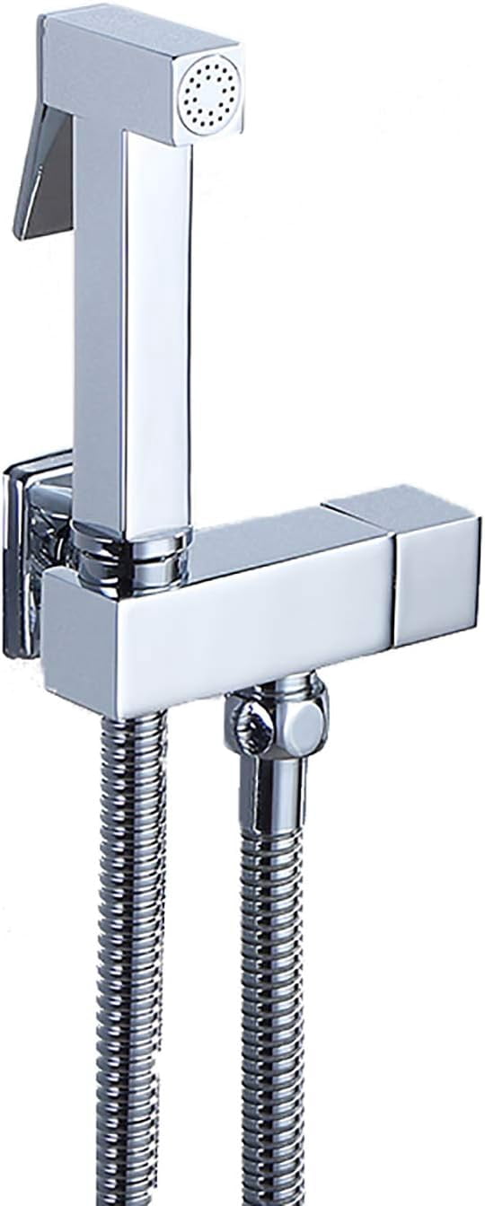 Handheld Bidet Sprayer for Toilet, Wall Mounted Brass Bathroom Cloth ...