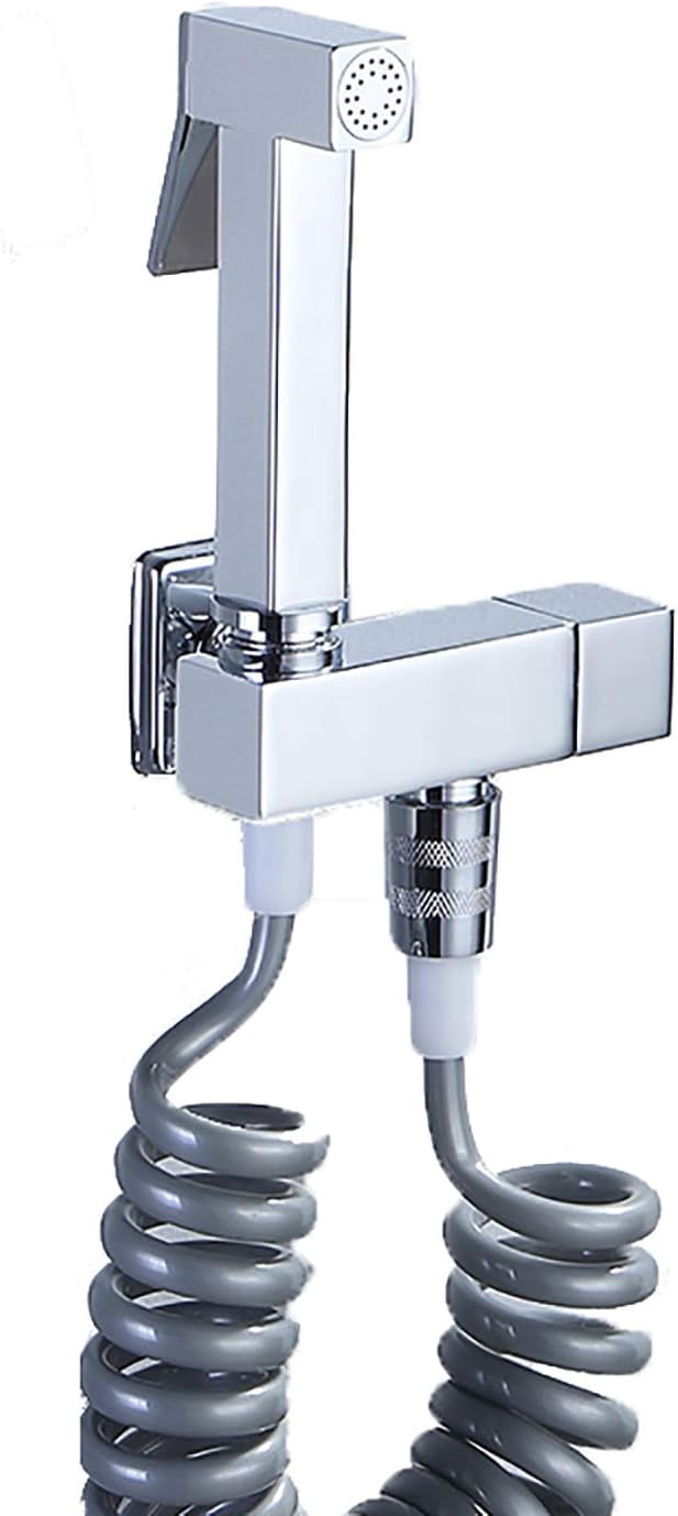 Handheld Bidet Sprayer for Toilet, Wall Mounted Brass Bathroom Cloth ...