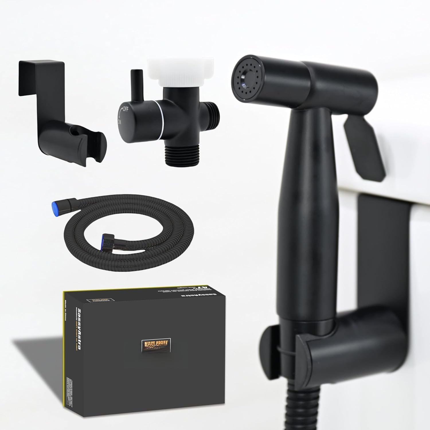 Handheld Bidet Sprayer for Toilet, Adjustable Water , inch Hose Length ...