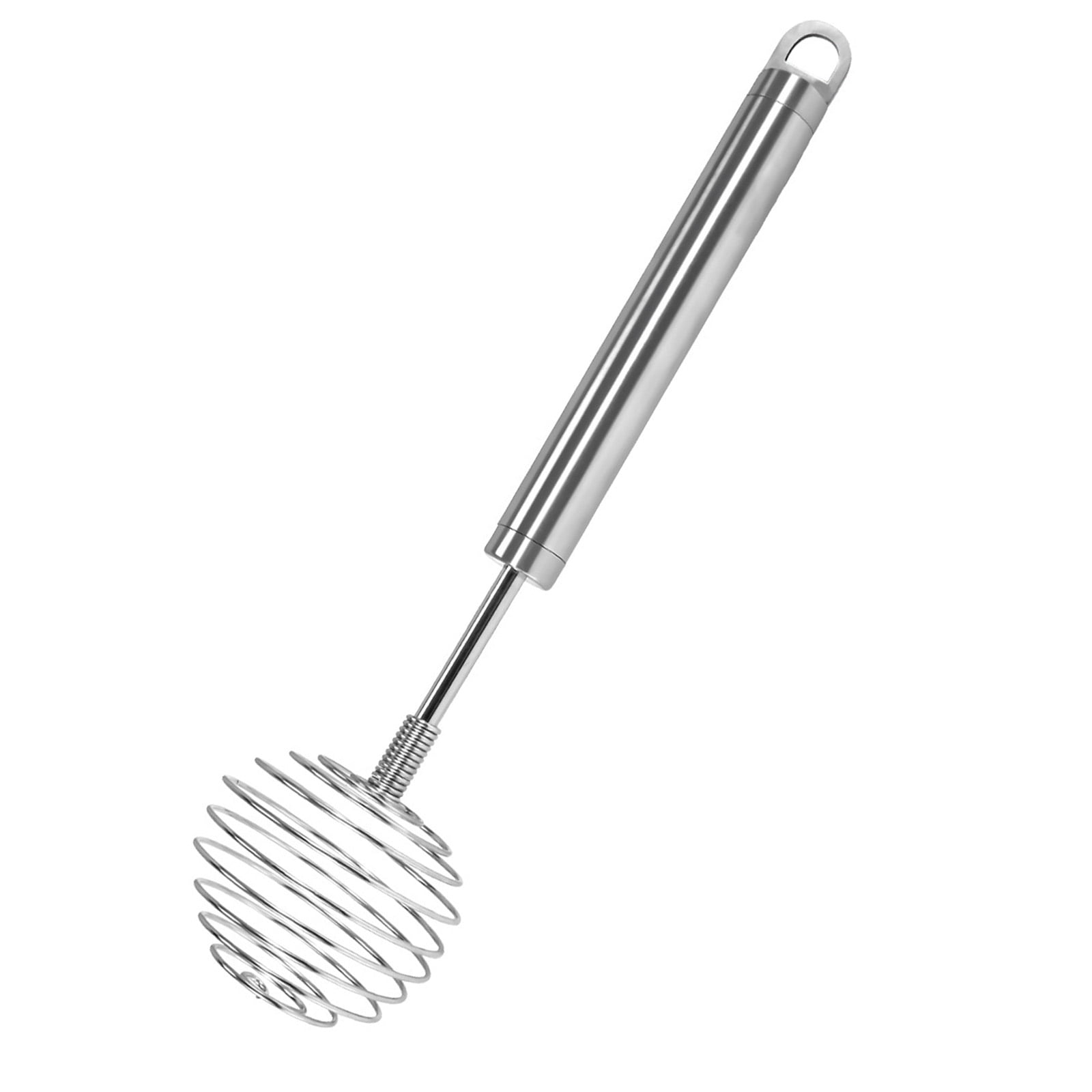 Handheld Butter Eggs Mixer Stainless Steel Spirals Spring Whisk Hand ...