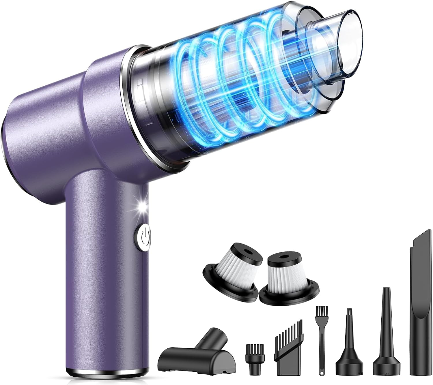 Handheld Car Vacuum Cleaner, 11000PA Vacuum Cleaner & Air Duster, 120W ...
