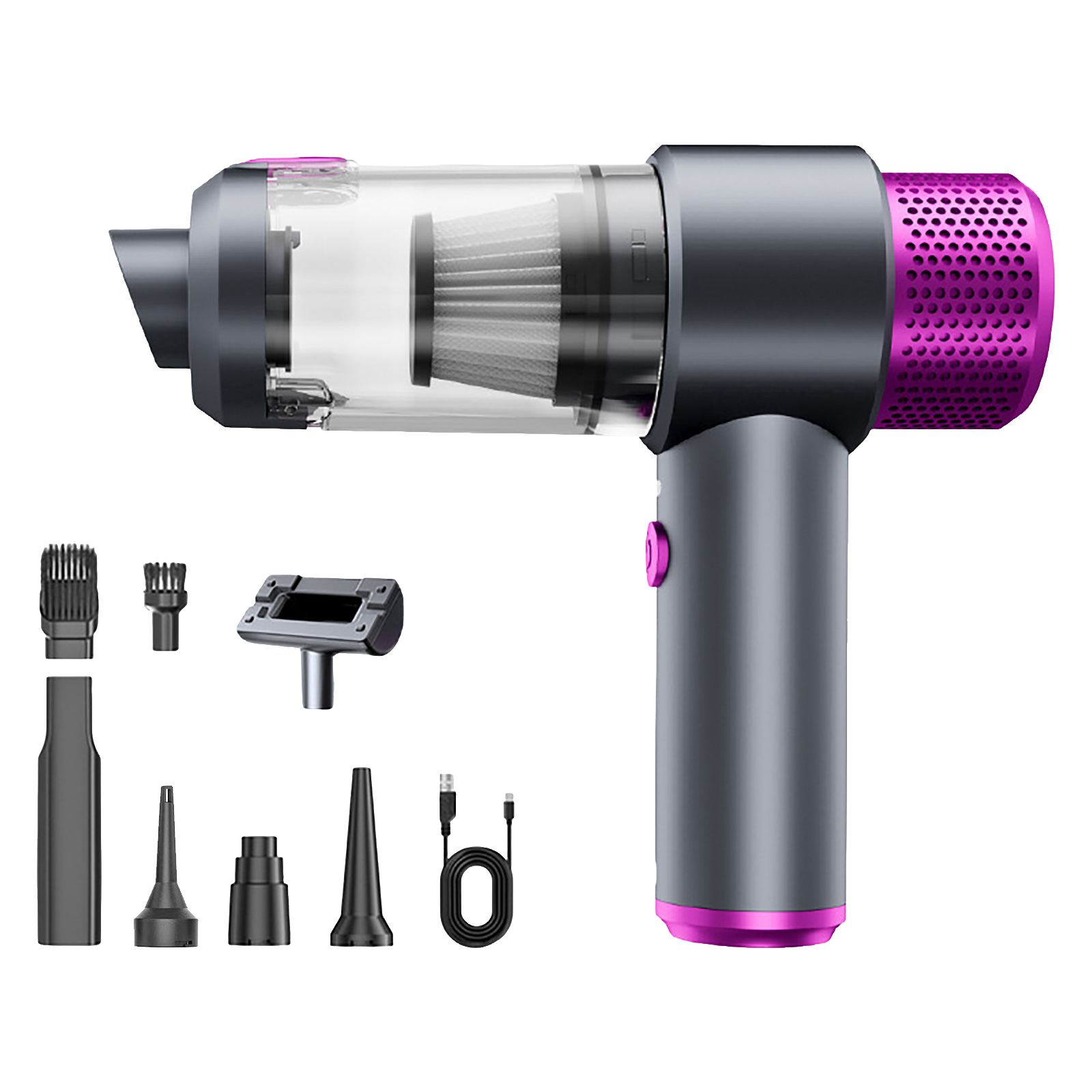 Handheld Car Vacuum Cleaner 16000PA Hand Held Vacuum Portable Cordless ...