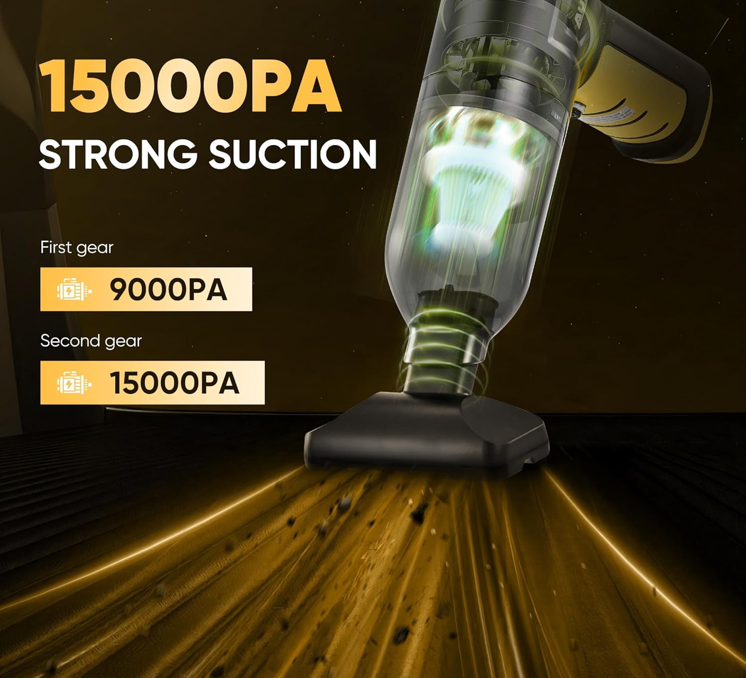 Handheld Car Vacuum Cleaner 3 in 1 High Power|15000PA Brushless Motor ...