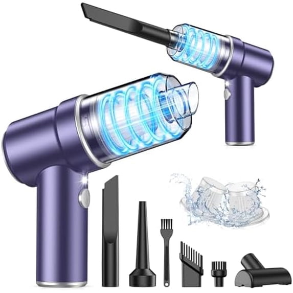 Handheld Car Vacuum Cleaner, 9000PA Vacuum Cleaner & Air Duster, 120W ...