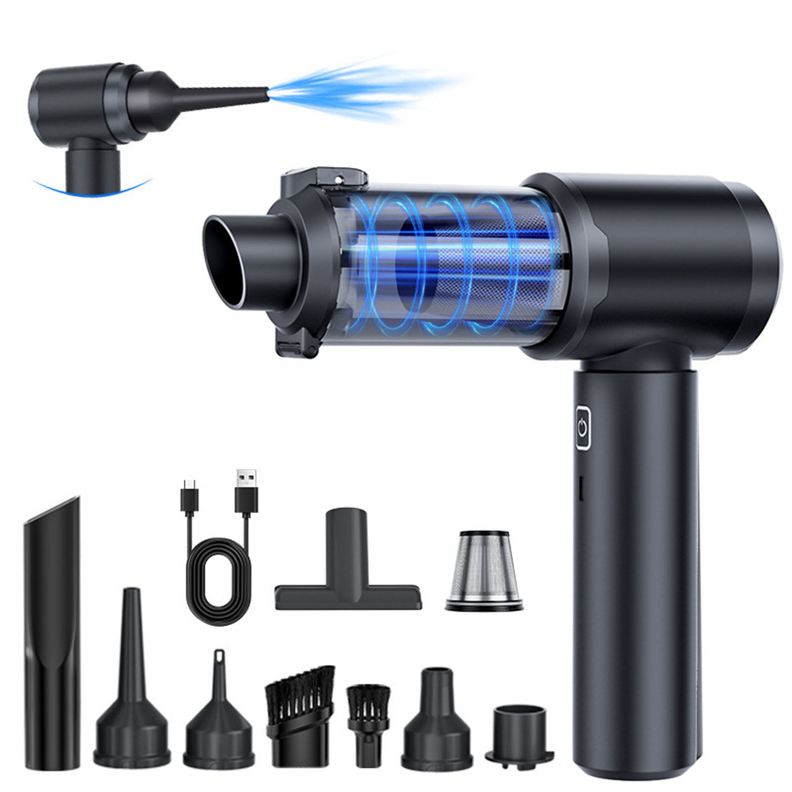 Handheld Car Vacuum Cleaner Cordless, 15000PA High Power Vacuum & Air ...