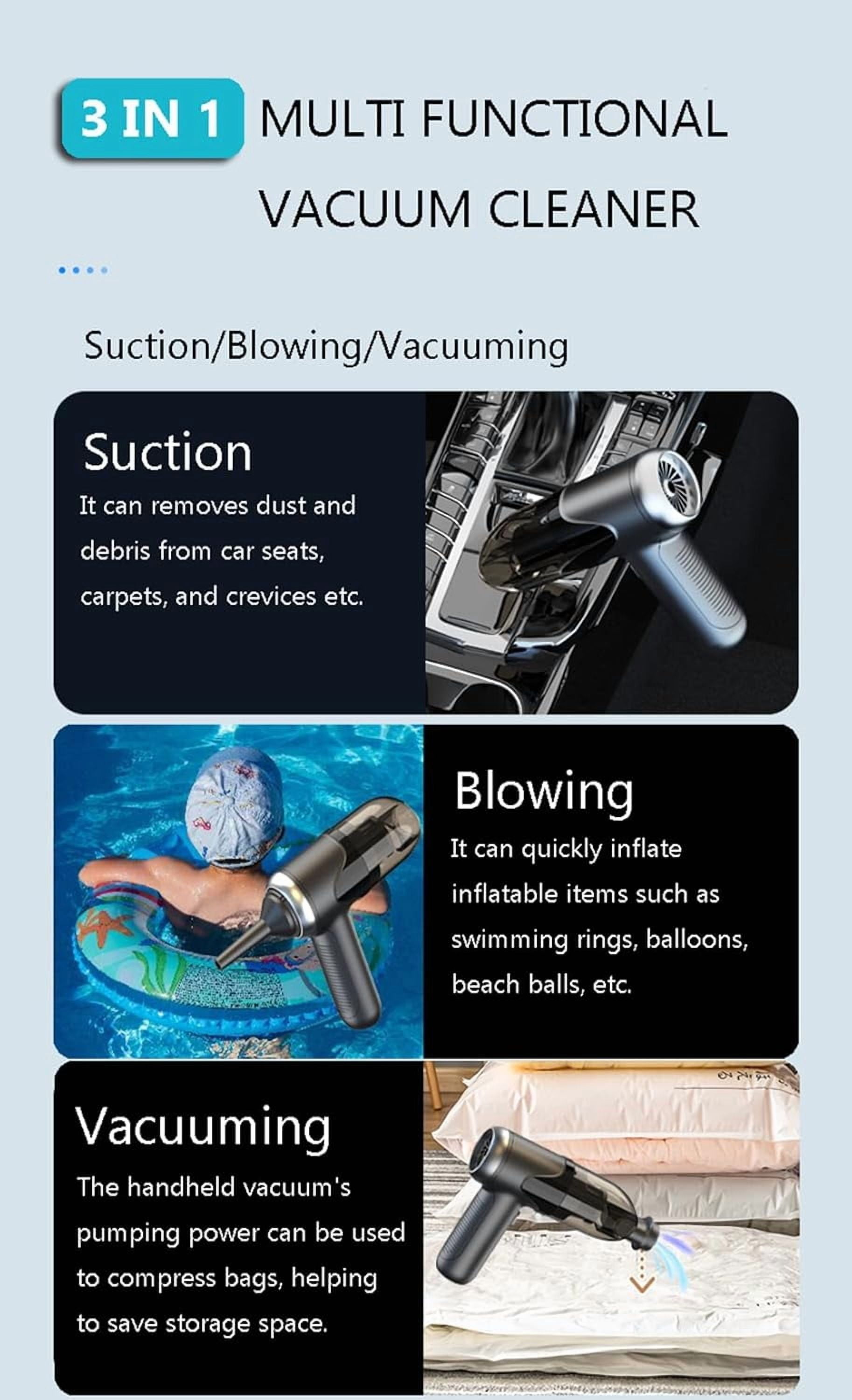 Handheld Car Vacuum Cordless Small Portable High Power Mini Vacuum ...