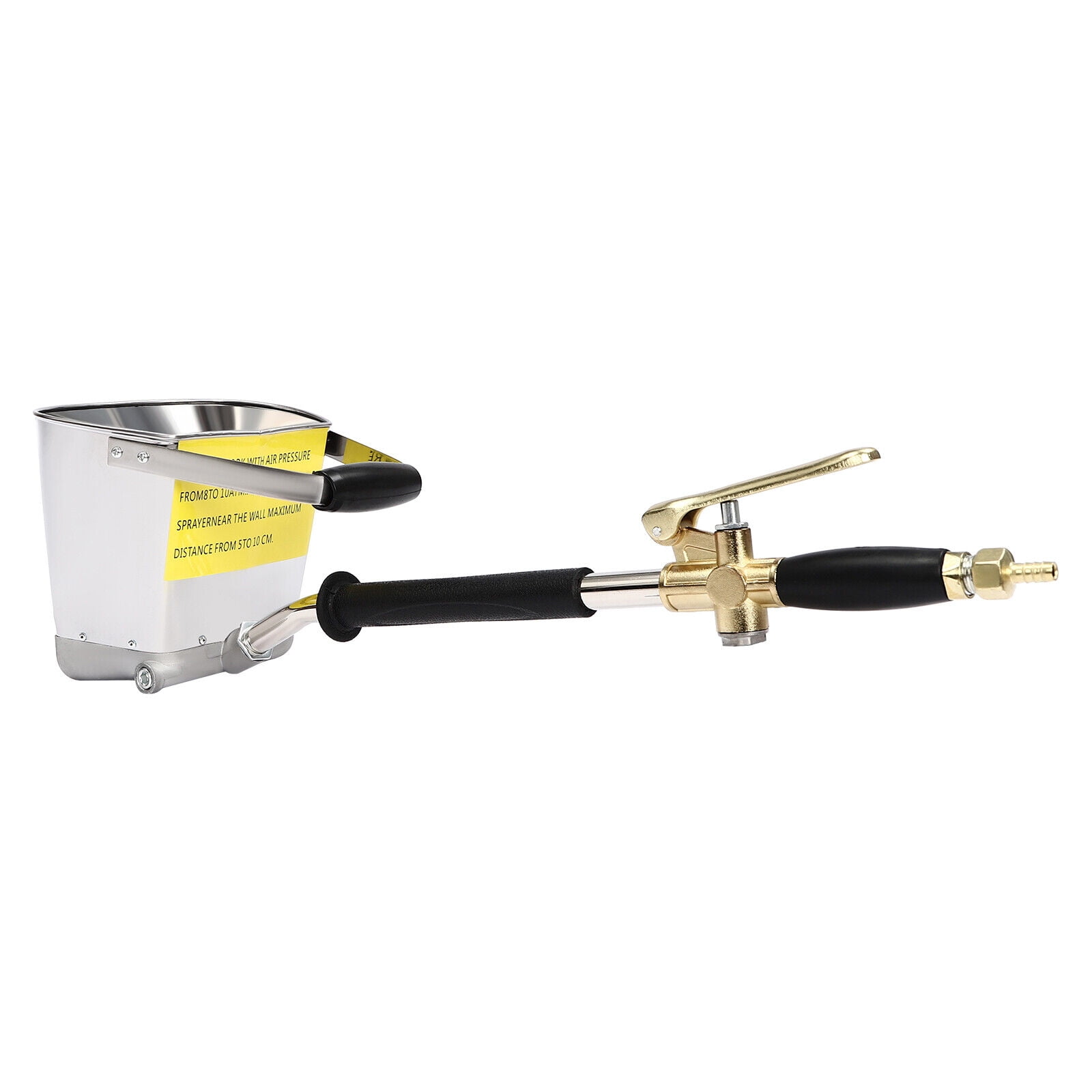 Handheld Cement Mortar Concrete Stucco Air Sprayer Hopper 4 Spraying ...