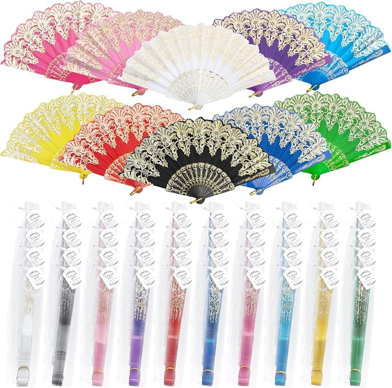 Handheld Chinese Folding Fan Hand Fans for Women Foldable Bulk for ...