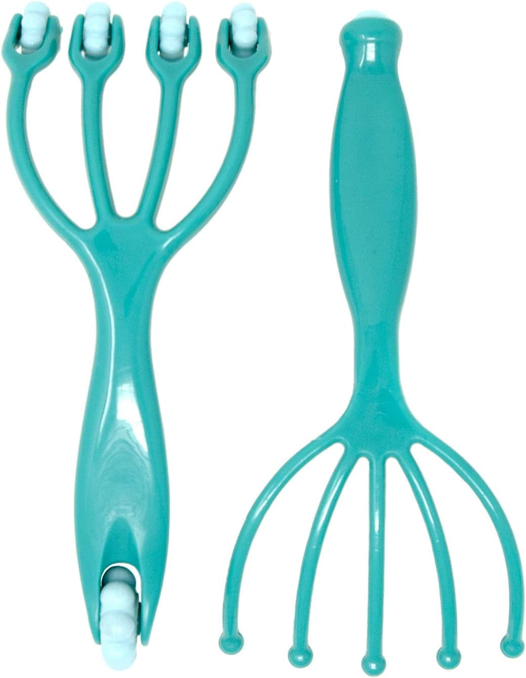 Handheld Claw Head Massager – Scalp Massager, Full Body Relief Head and Leg Roller Massager Duo ...