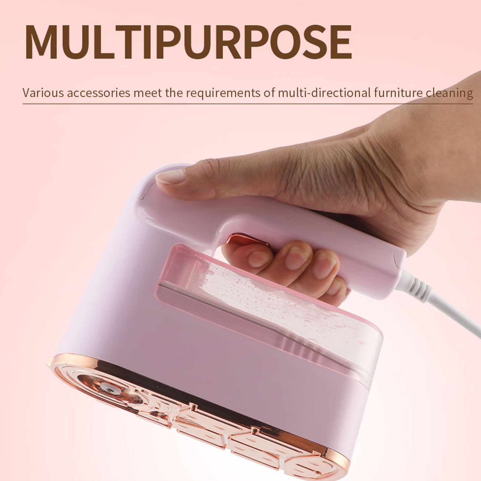Handheld Clothes Steamer with Large Water Tank Compact Size Horizontal ...