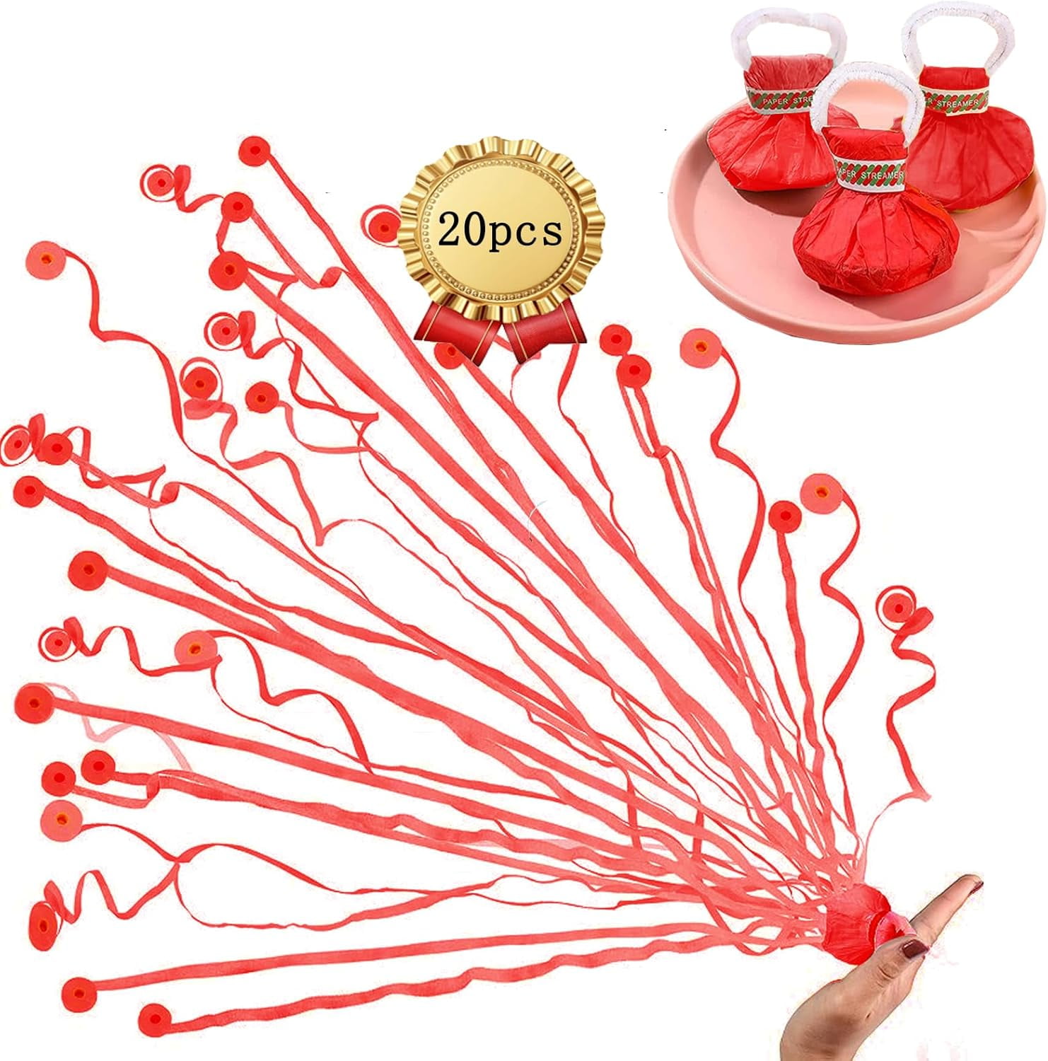 Handheld Confetti,Streamers,Confetti Poppers,Portable Party Supplies ...