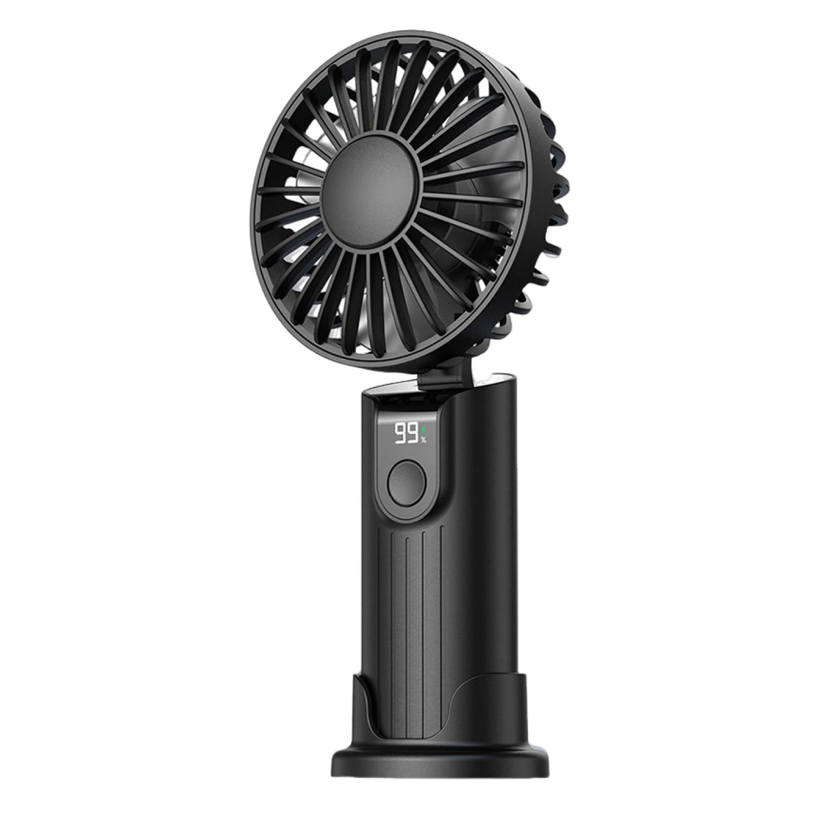 Handheld Cooling Fan Digital Display Brushless Motor 3 Adjustable ...