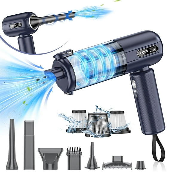 Brushless Motor Portable Cordless Car Vacuum Cleaner – 25000 Pa High ...