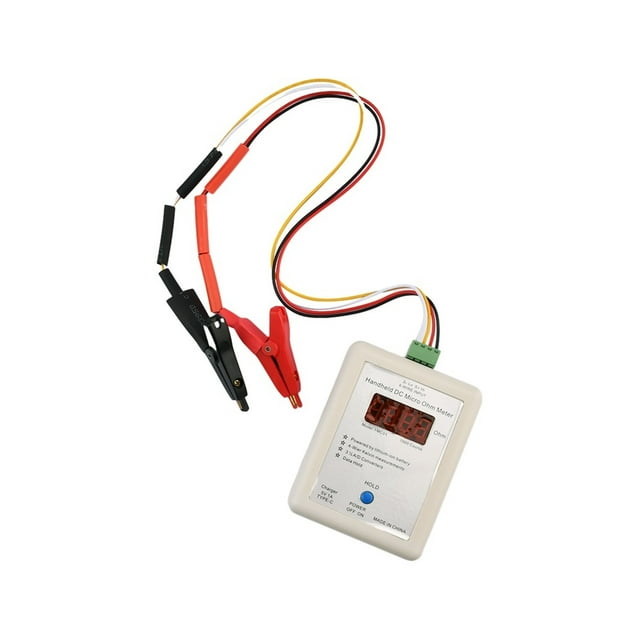 Handheld DC Milliohmmeter Low Resistance Tester Four Wire Kelvin ...