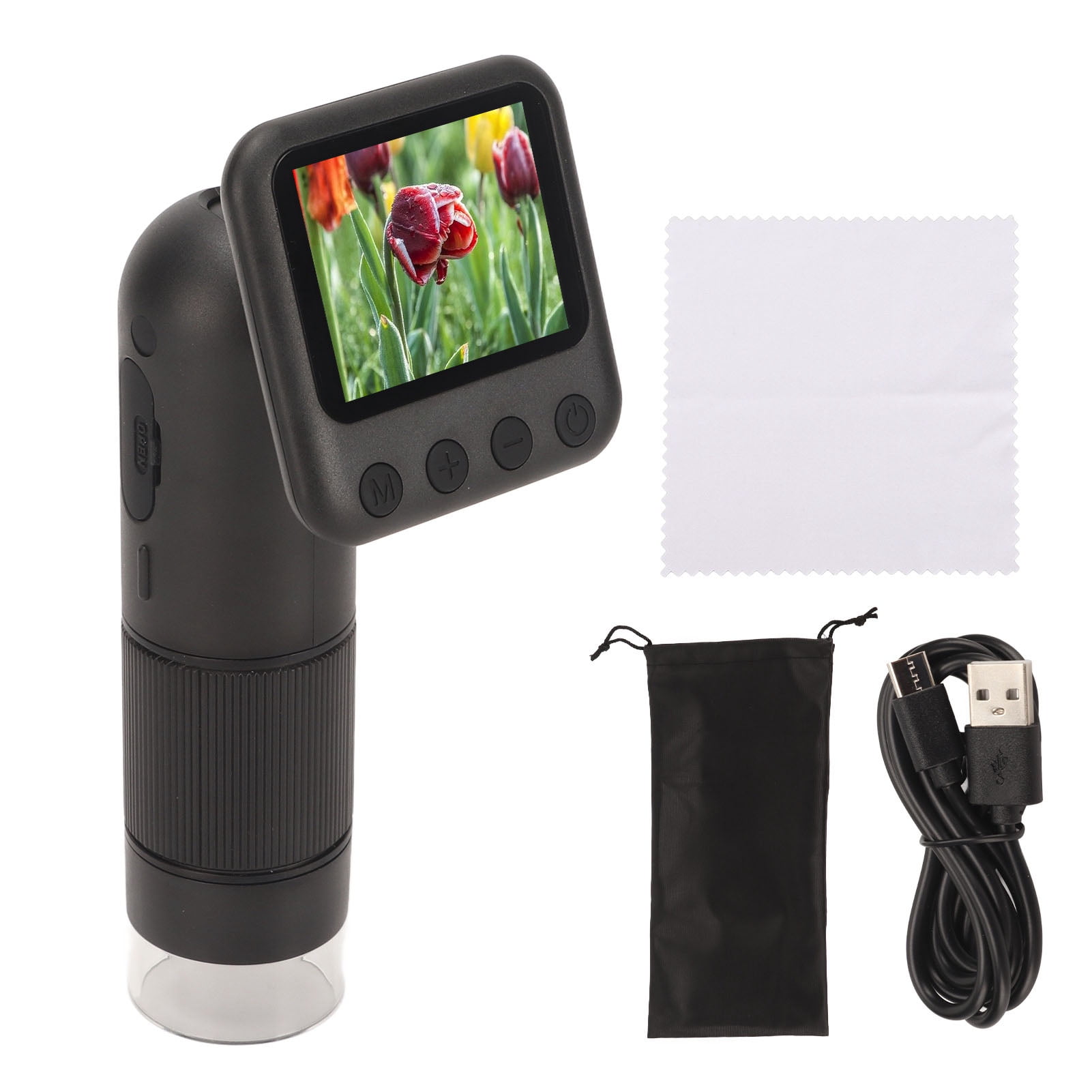 Handheld Digital Microscope 800X 2in HD LCD Screen Rechargeable ...