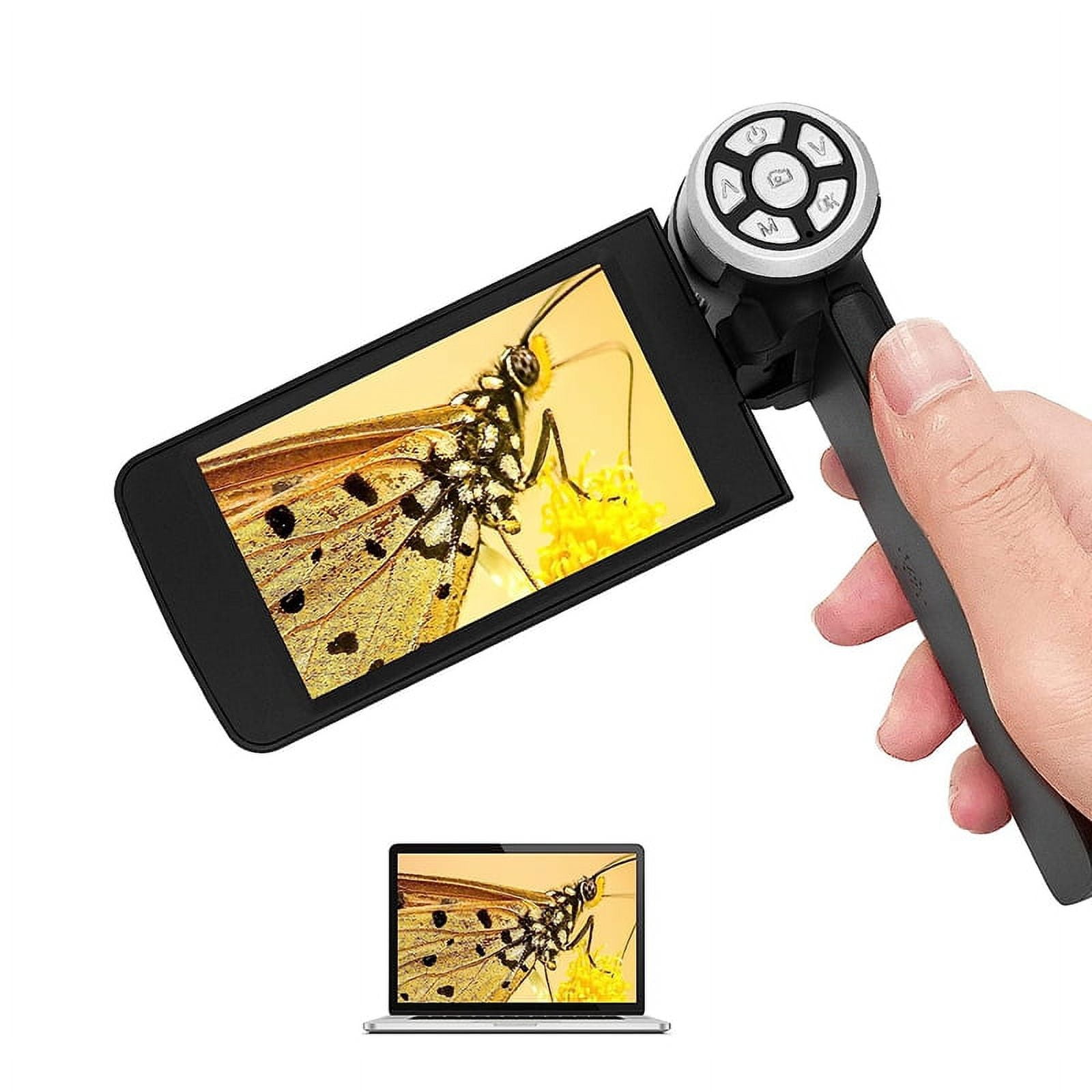 Handheld Digital Microscope, Pocket Microscope with 4 Inch Screen ...