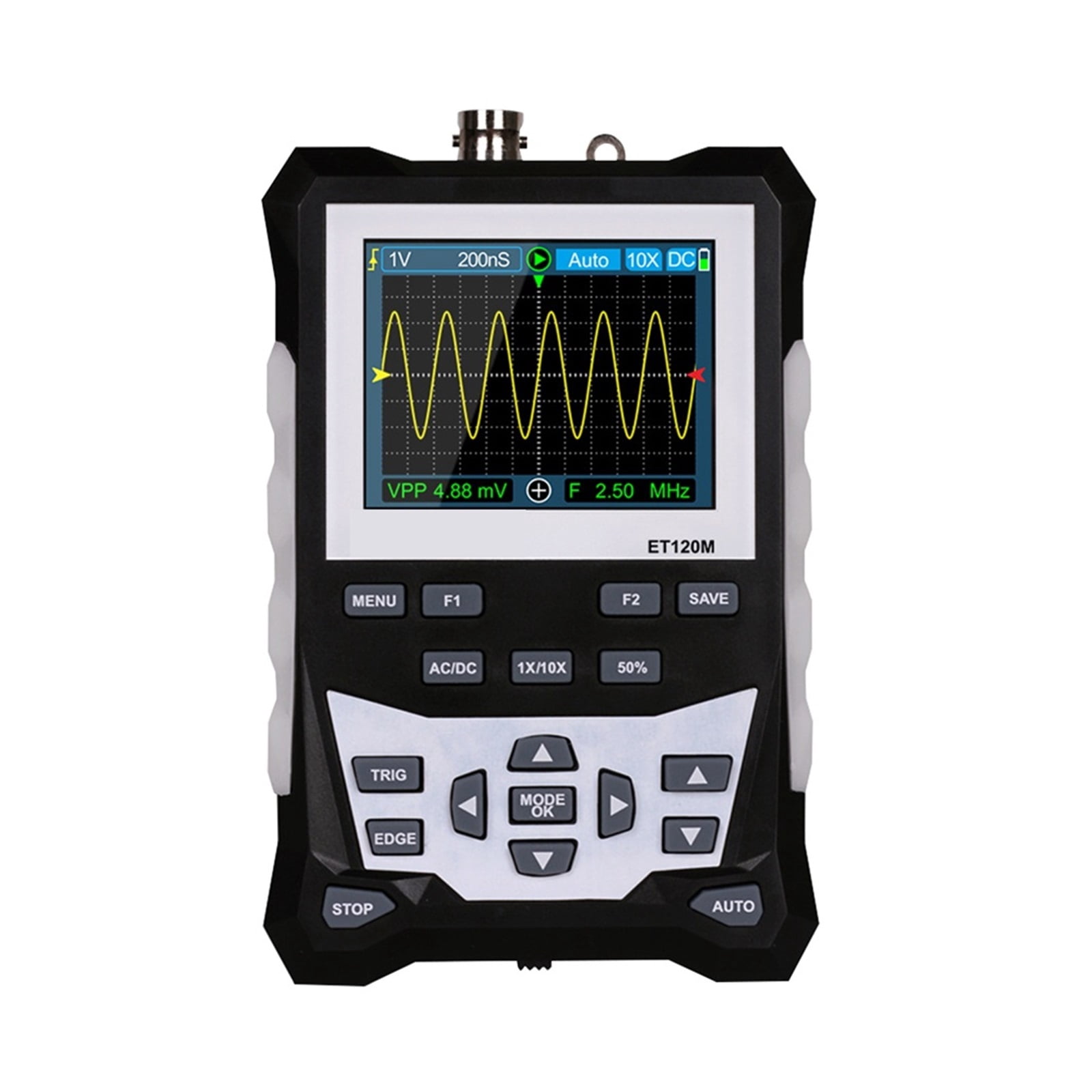 Handheld Digital Mini Oscilloscope Kit Waveform Storage LCD Screen with ...