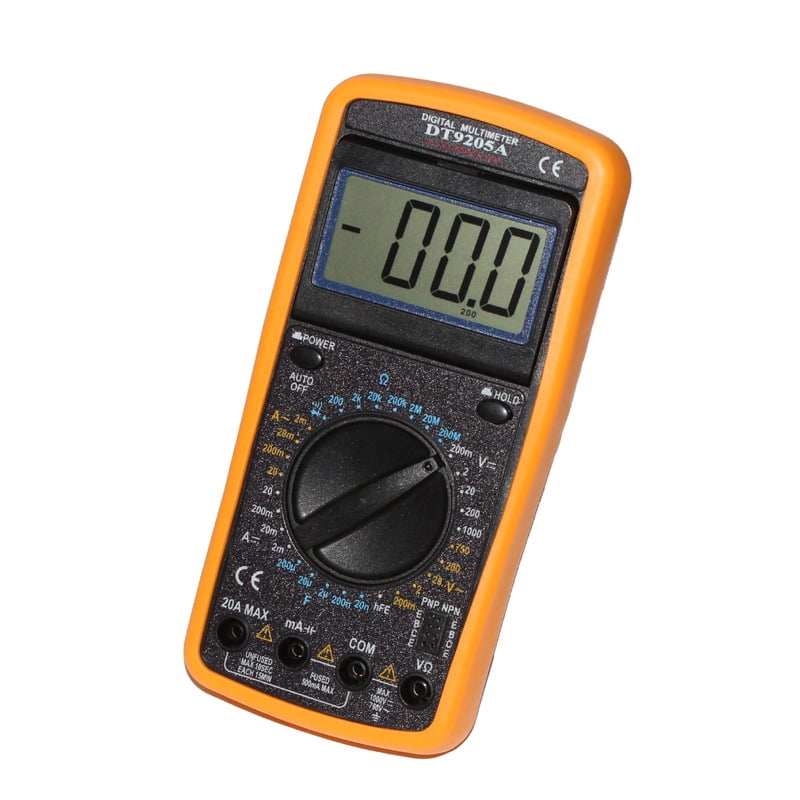 Handheld Digital Multimeter AC/DC Volt Amp Ohm Capacitance Hz Tester ...
