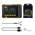 Handheld Digital Oscilloscope 2.5MSa/s 200KHz Analog Bandwidth Square Waves One Button Auto ...