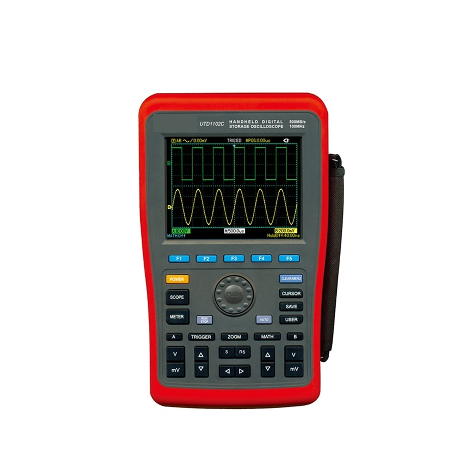 Handheld Digital Storage Oscilloscope 1102C 100MHz Oscilloscope ...