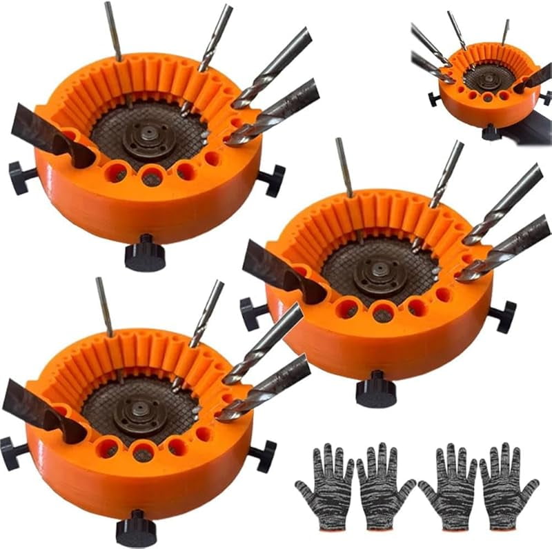 Handheld Drill Bit Sharpener for All Bits, Power Drill Bit Grinding ...