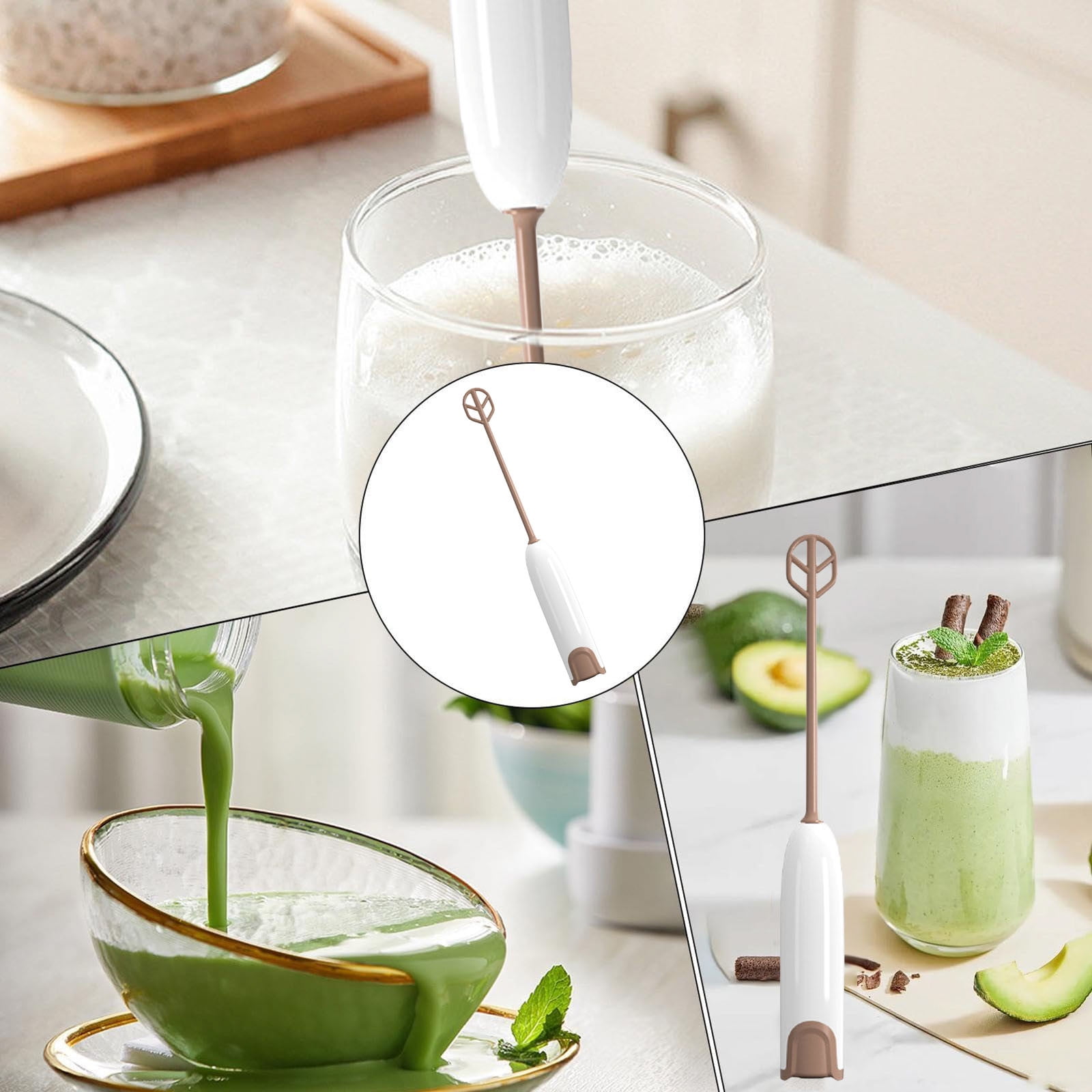 Handheld Drink Mixer Baby Formula Versatile Frother Wand Matcha Mixing ...