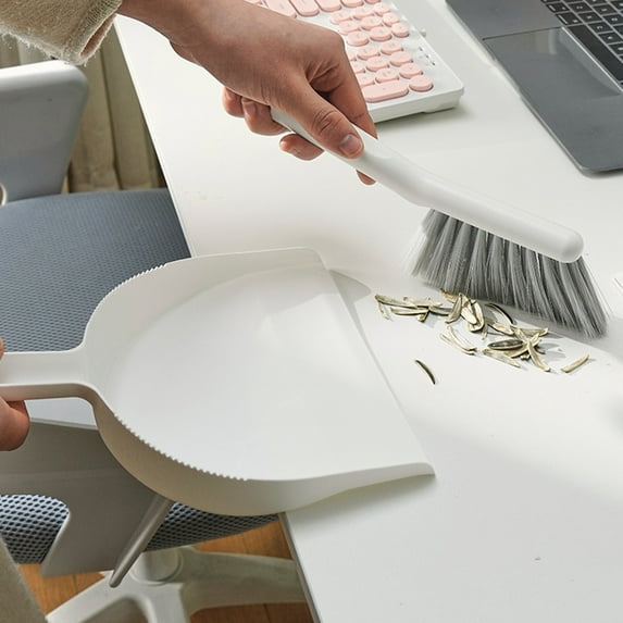 Handheld Dustpan and Brush Set Compact Cleaning Tool with Ergonomic ...