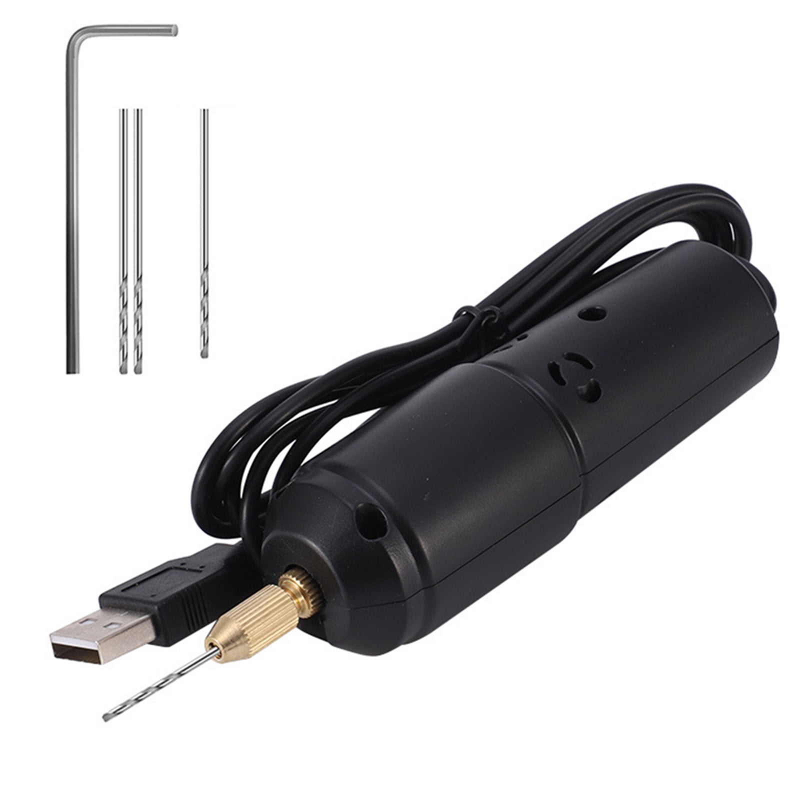 Handheld Electric Drill USB DC 5V Power Small Grinding Tool Mini ...