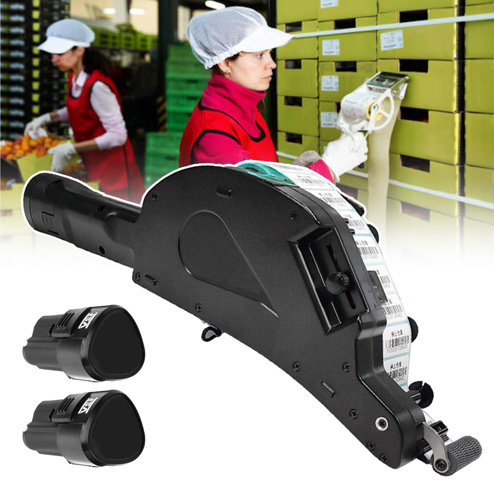 Handheld Electric Label Dispenser- Cordless Electric Labeling Machine ...