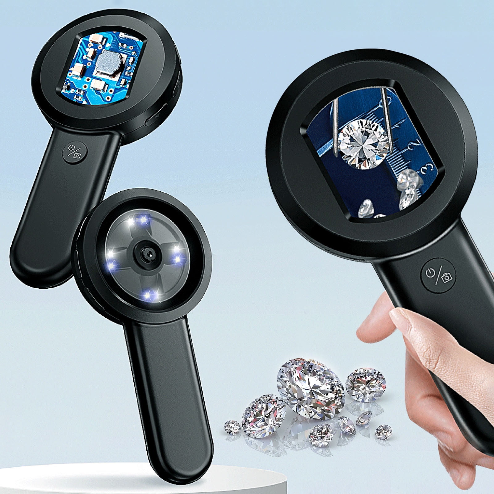 Handheld Electrons Microscope Digital Microscope Handheld Electronic ...