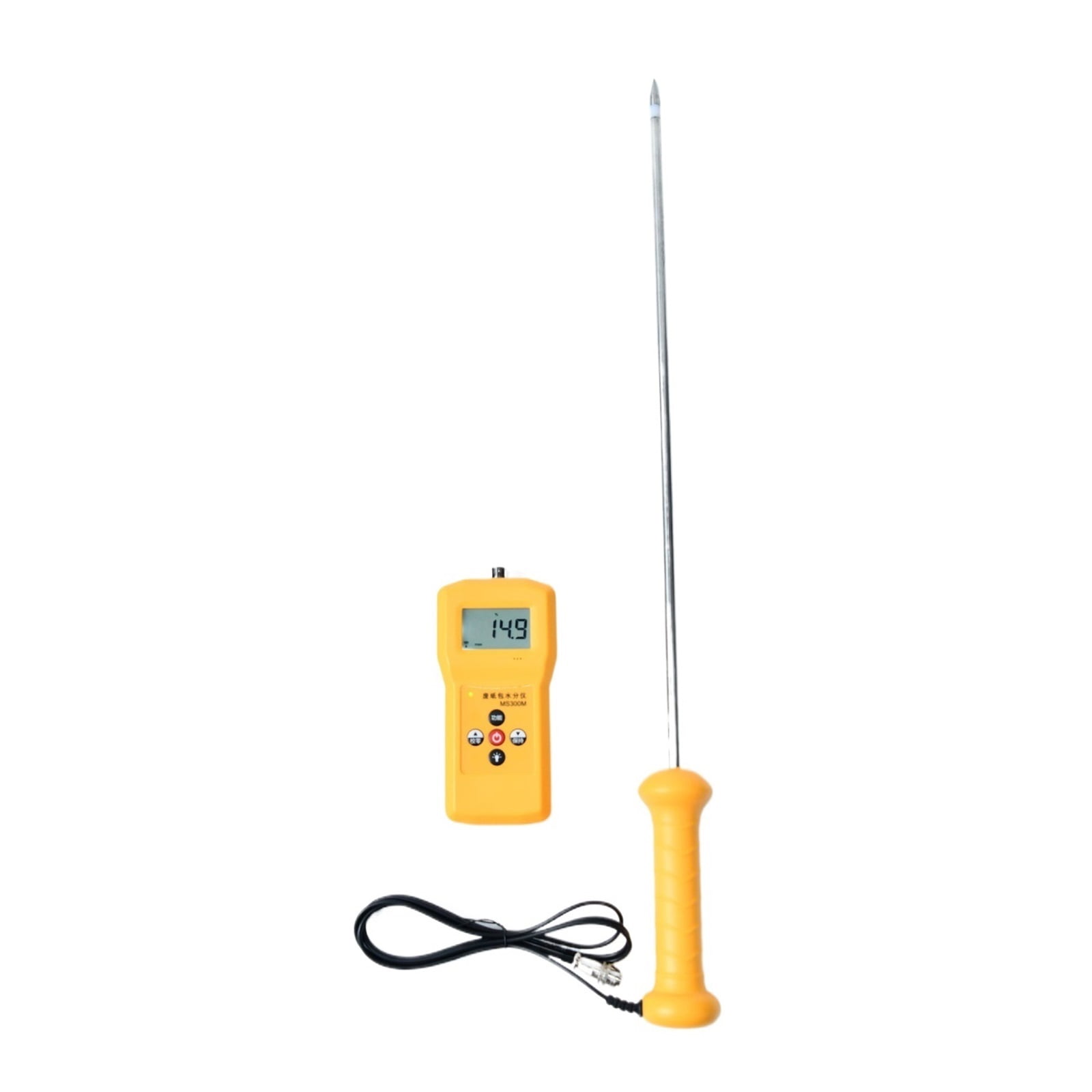 Handheld Extended Probe Paper Bale Moisture Meter, Waste Paper Bag ...