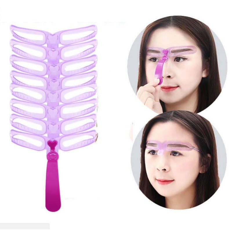 Handheld Eyebrow Card Reusable Eyebrow Drawing Shaping Templates ...
