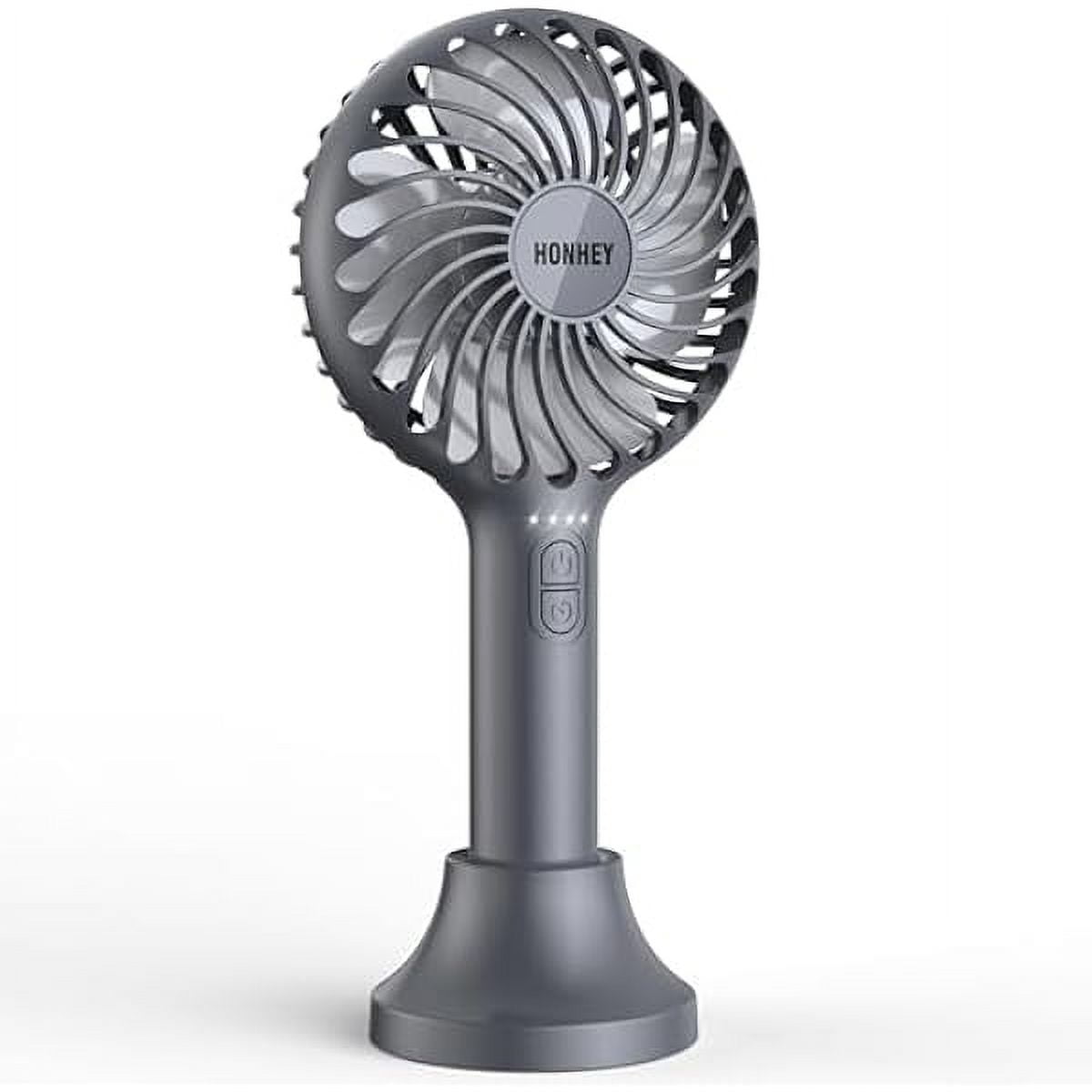 Handheld Fan, 5000 mAh Portable Fan[8-25H Working Time] with Rechargeable Battery, 4 Speed ...