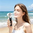 Handheld Fan Digital Display High Speed USB Rechargeable Portable Mini ...