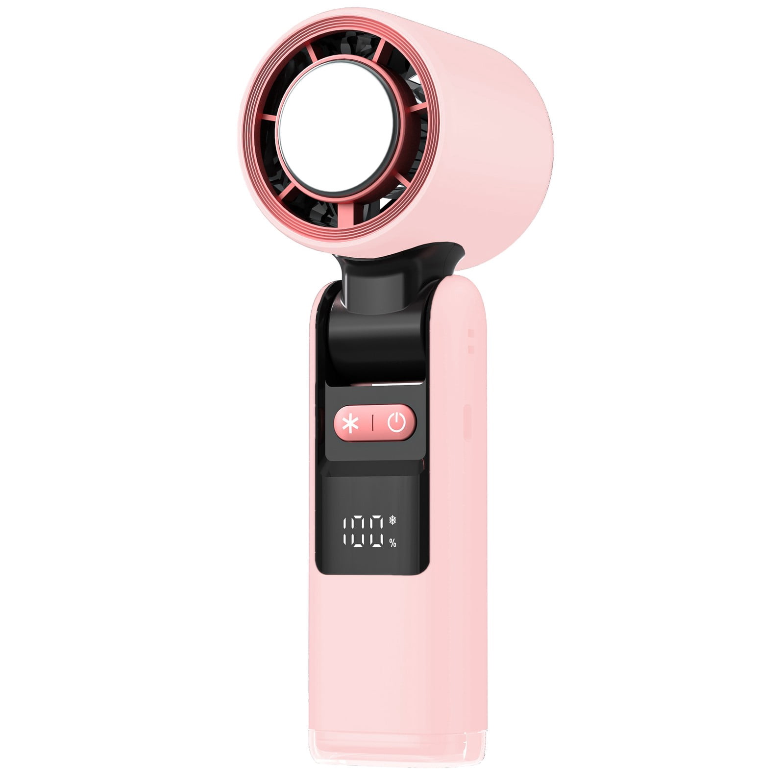 Handheld Fan Digital Display Violent High Speed Fan 100 Gears Folding ...